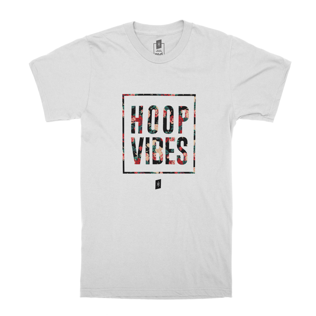 Hoop Vibes White Tee | Hoop Culture