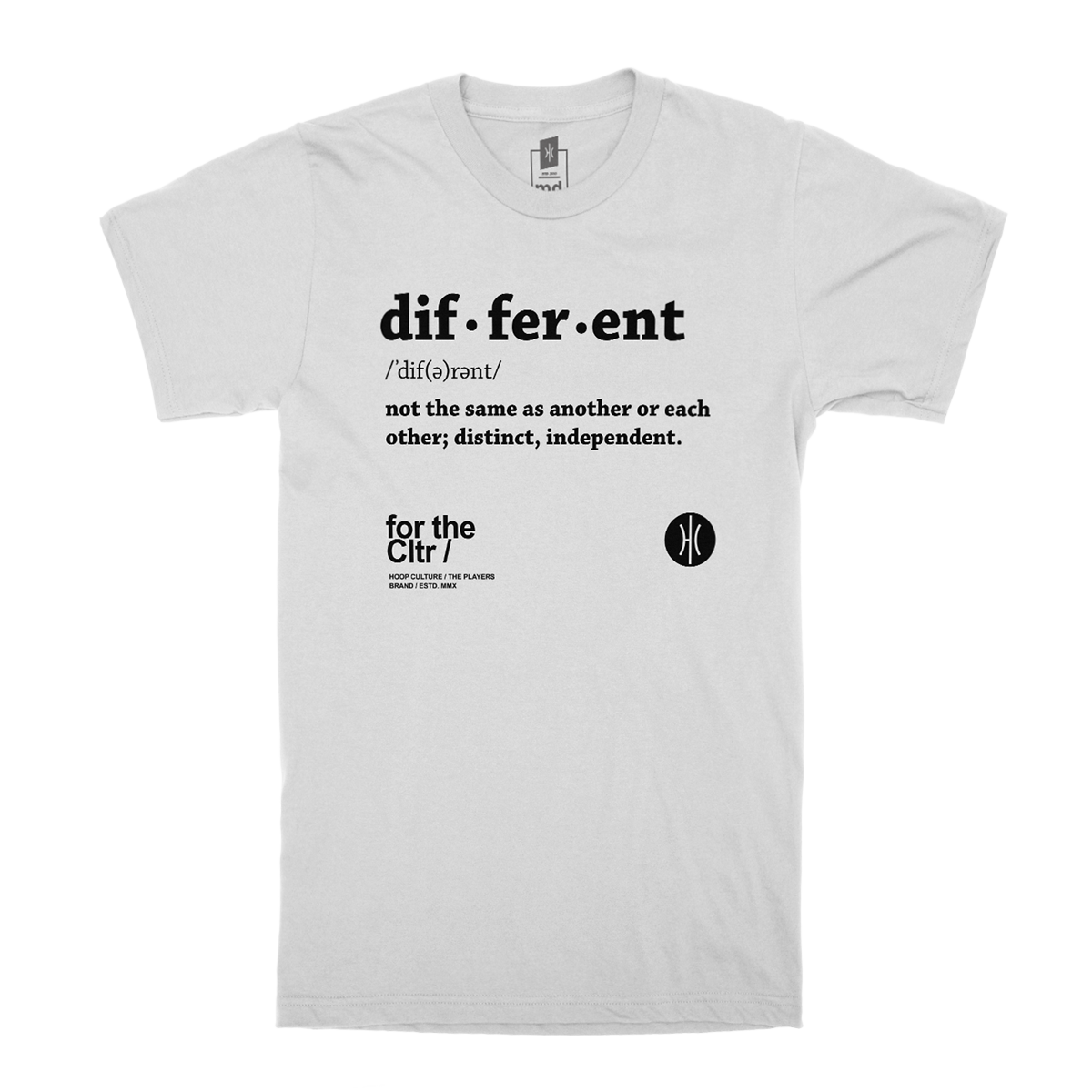 Be Different T-Shirt– Hoop Culture